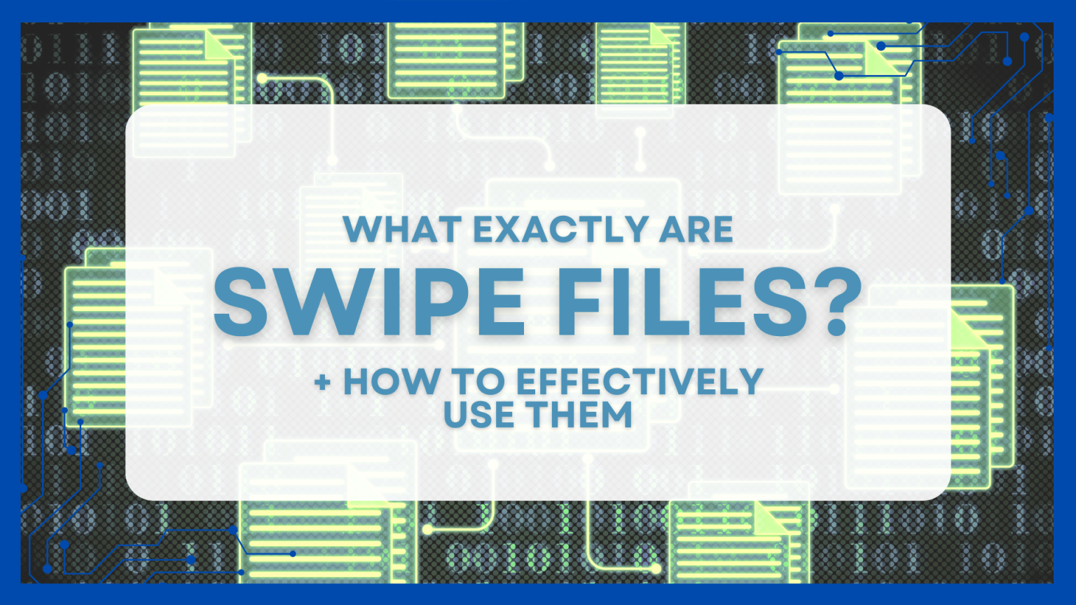 Master Swipe Files For Effective Marketing - SouthTech Creations